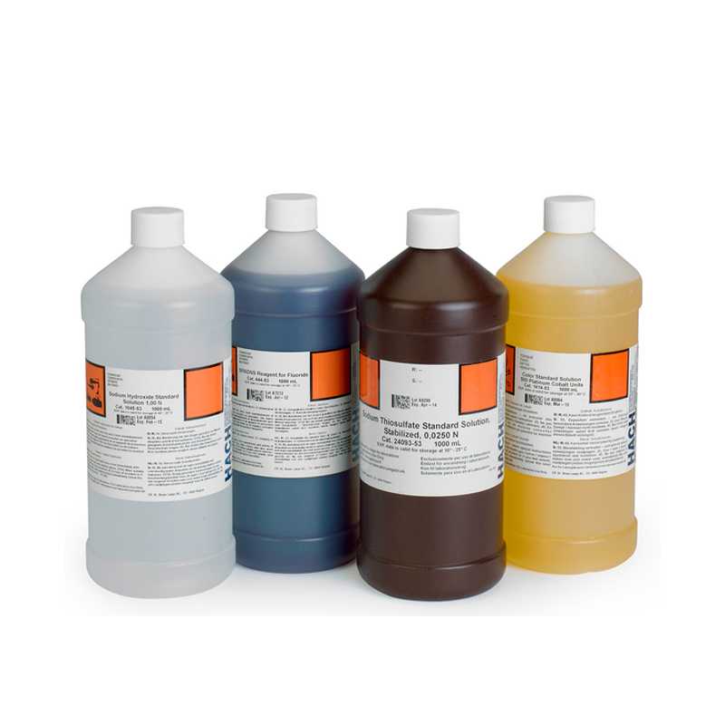 Solución estándar de ácido sulfúrico, 0,100 N (N/10), 1 L HACH (20253 ...