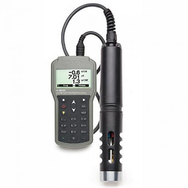 Multiparamétrico (ph/mv, orp, ce, tds, resistividad, salinidad y temp.) HANNA HI98195 - Biomars.pe