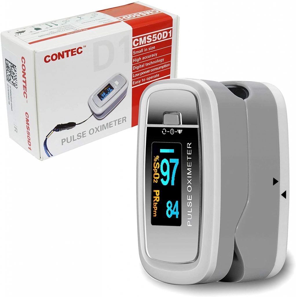Oxímetro - Pulsioxímetro portátil CONTEC CMS50D - Biomars.pe