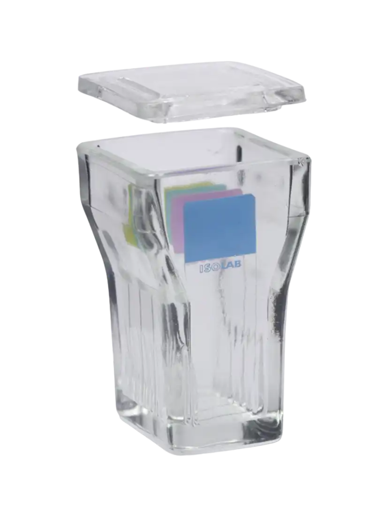 Caja coplin para 8 portaobjetos ISOLAB (073.01.001) - Biomars.pe