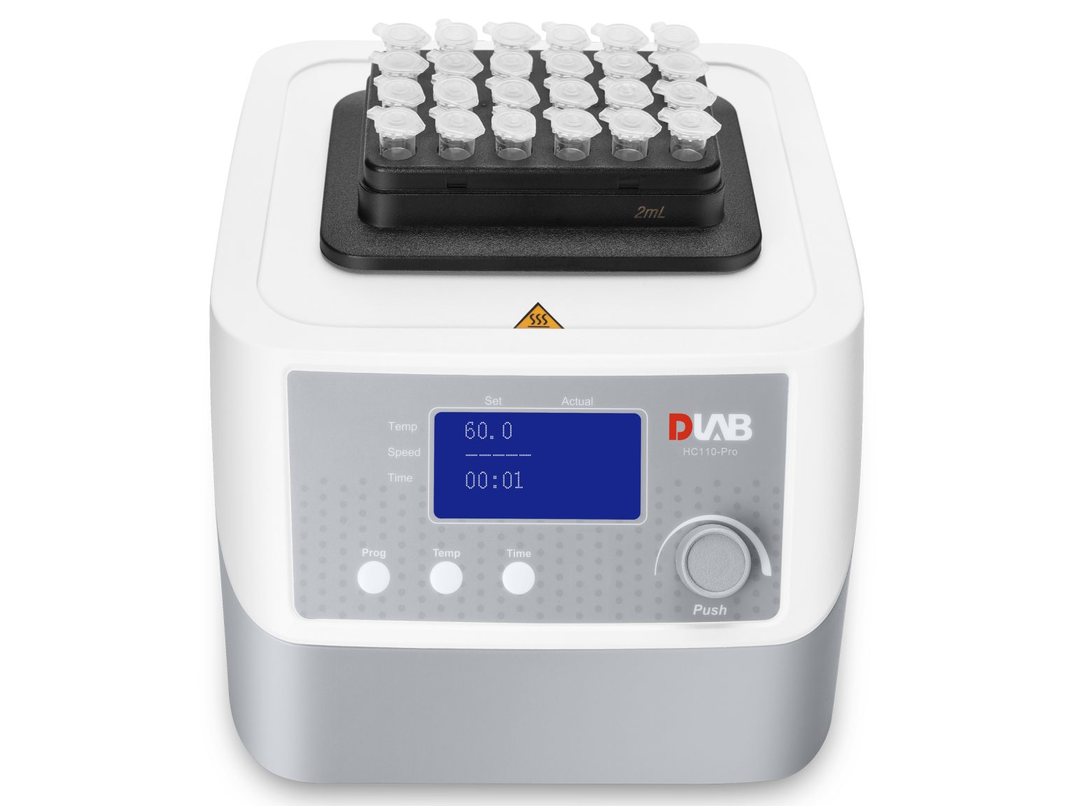 DLAB HC110-PRO | Baño seco hc110-pro + bloque 0.2 ml, 96 agujeros ...